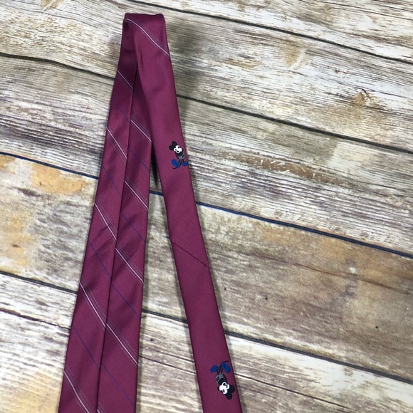 Disney | Accessories | Walt Disney Mickey Striped Tie | Poshmark